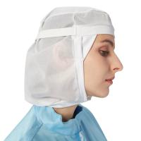 China Lightweight Polyester-Cotton Food Processing Cap 60g Custom Logo for Cleanroom Workshop for sale