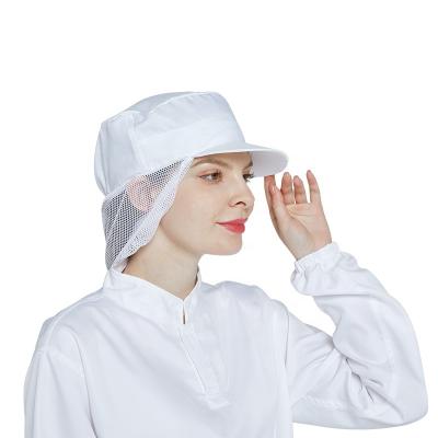 China Lightweight Polyester-Cotton Food Processing Hat One Size Fits All for Food Factory and Workshop for sale