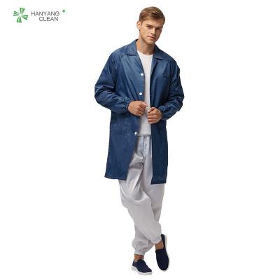 China Unisex ESD Gown with Anti Static Smock for Cleanroom Uniform and ESD Protection for sale