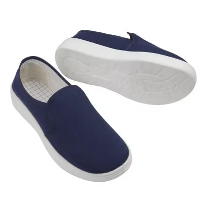 China Anti Static ESD Shoes with Breathable Lining, Cushioned Insole and Anti-Slip Rubber Sole for Cleanroom Safety for sale