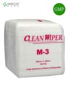 China H-4011 Cleanroom Wipers - 55g Polyester Anti-Static Wipes for Class 10-1000 Cleanrooms for sale