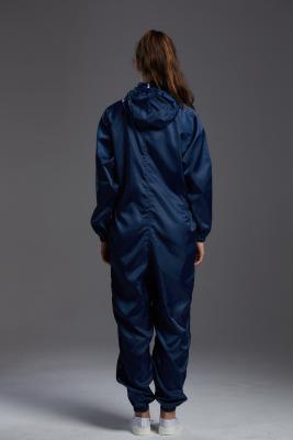 China Safety Anti Static Coverall With Straight Open Button Lapel Gown Style for sale