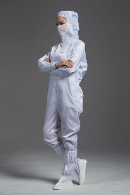 China Clase estática anti reutilizable 1000 de la ropa del ESD con la cremallera abierta lateral en venta