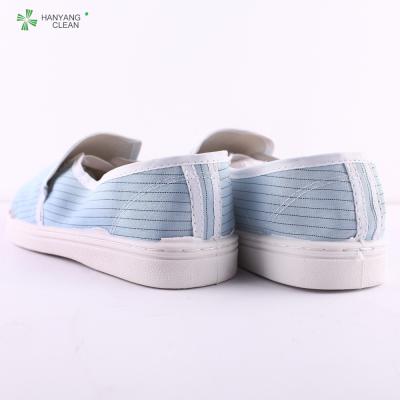 Cina Scarpe di sicurezza esecutive delle pantofole antistatiche blu del PVC del locale senza polvere in vendita