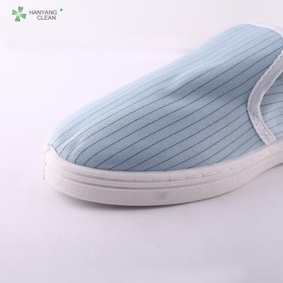 Cina Scarpe di sicurezza esecutive delle pantofole antistatiche blu del PVC del locale senza polvere in vendita