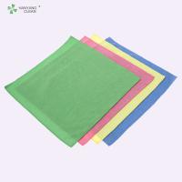 China Cleanroom Microfiber Lint Free Cloth 30x30cm ESD Compliant Reusable for sale