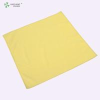 China Cleanroom Lint Free Microfiber Stencil Wiper 30x30cm ESD Compliant Reusable for sale