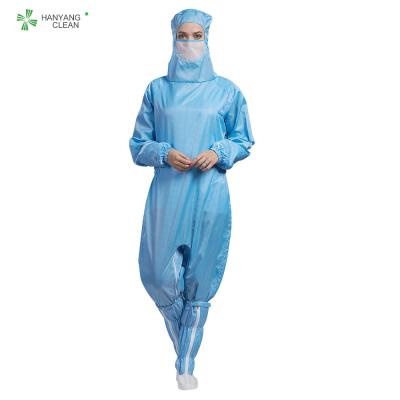 Cina S - Colore blu degli anti indumenti statici di dimensione 5XL con i cappucci e la maschera di protezione in vendita