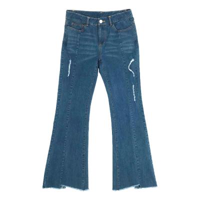 Quality plus size jeans bell bottom jeans lady jeansbc for sale