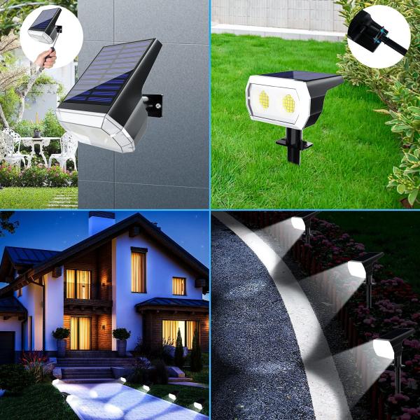 Quality Solar Landscape Spotlights Outdoor IP65 Waterproof Landscape Solar Outdoor Lamp for sale