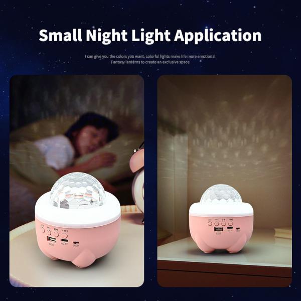 Quality Mini Projector Lamp USB Music Speaker With RGB Colors Changing Rechargeable LED for sale