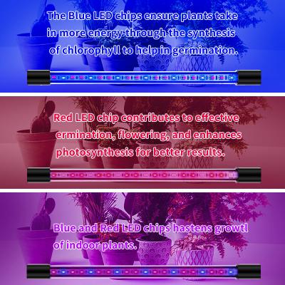 Quality Full Spectrum DC5V USB led grow light strips 18W Desktop Clip Light Lamps for sale