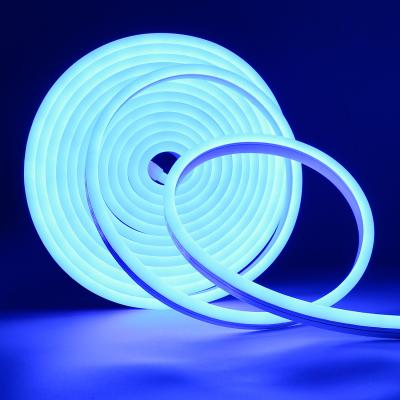 Quality DC24V Blu-ray Neon Flexible Strip Light 24V 6000k Color Temperature 10W/M Neon for sale