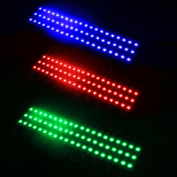 Quality Popular 12V SMD 5050 3 Chip Lens Injection RGB LED Modules for Lightbox for sale