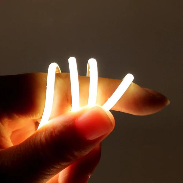 Quality 2.7mm Super Slim COB LED Strip Light for Car Room Decoration 12V 480LED/m Warm for sale