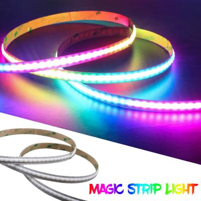 Quality Multicolor IP20 160LEDs/M 5V flexible Soft COB LED Strip Light for Home for sale