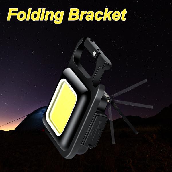 Quality Portable USB Chargeable COB Mini Work Light Pocket Flashlights 3 Light Modes for sale