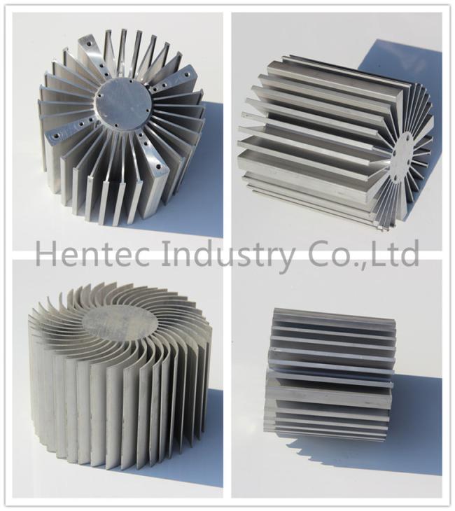 Ontruim de Geanodiseerde Geschilderde profielen van de aluminium heatsink uitdrijving, matte Strook