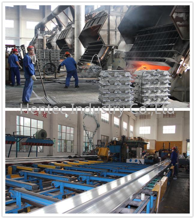 Customized aluminium round tube , extruded aluminum tubing corrosion resistant