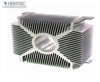 China 6063 Aluminum Heatsink Extrusion Profiles For Water Cooler / Electronic Radiator / Automatic Industry for sale