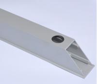 China Building Silver Anodized Aluminium Rectangular Tube with CNC Deep Processing for sale