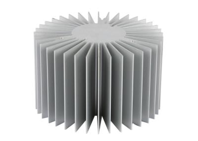 中国 軽量エクストルーション アルミニウムヒートシンク プロフィール 耐久性向上のために砂吹き 販売のため