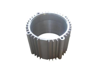 China Customized Industrial Aluminium Profile / Aluminum Extrusion Motor Shell with Sand Blasting for sale