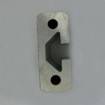 China Silvery Anodized 6063-T5 Aluminium Profile System With Milling / Drilling for sale