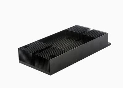 중국 검은 색 안오디스 6060 대형 알루미늄 히트 싱크 추출 프로파일 T66 판매용