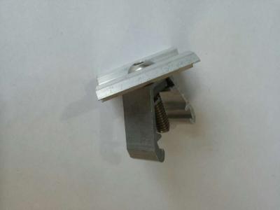 Mill Finished Solar Roof Mounting Systems , Aluminum Solar End Clamp