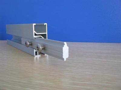 China Anodized  Solar Roof Mounting Systems , Aluminum Profile For Solar Panel for sale