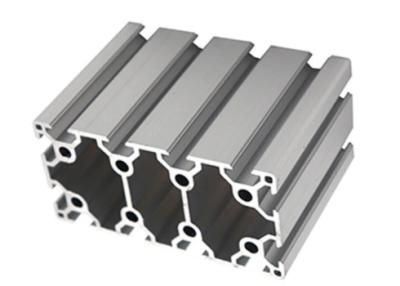China Silvery Black Anodized 6063 T4 Aluminium Extrusion System T Slot Assembly Stage for sale
