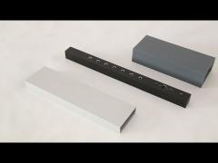 Powder Painting / Anodizing 6061 Aluminum Extrusion Profile With Drilling / Cutting