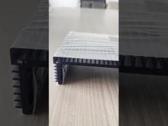 El aluminio industrial modificado para requisitos particulares 6063 sacó perfil con moler/que perforaba
