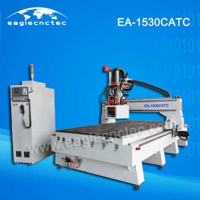 China Woodworking Carousel Tool Changer CNC Router Machining Center EA-1530CATC for sale