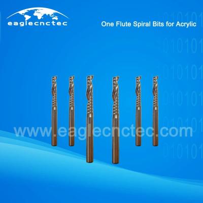 China Acrylic Cutting Single Flute Spiral Cut Router Bit for Sale for sale