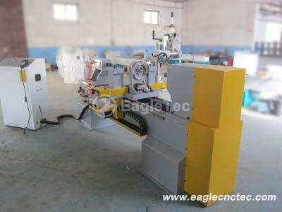 China CNC Wood Turning Lathe For Roman Pillars and Stair Banister Making for sale