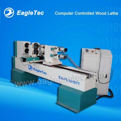 China CNC Wood Lathe Machine For Handrail and Wood Stair Spindles Making for sale