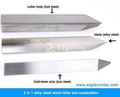 China Wood lathe cutters 3 in 1 HSS Cutters for sale