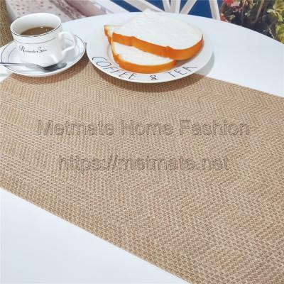 China PP+PE,EVA,11.8*17.71 inch,Cream,blue,black,yellow and grey,Woven Plastic Table mats and Runners for sale
