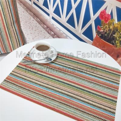 China faux straw yarn,EVA,11.8*17.71 inch,Yellow and grey,silver,Dining Room Kitchen Dinging Table Placemats for sale