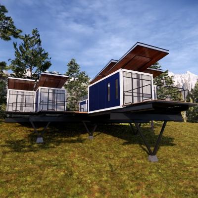 China Dependable Latvia Steel Structure Portable Prefab+Houses for Multipurpose for sale