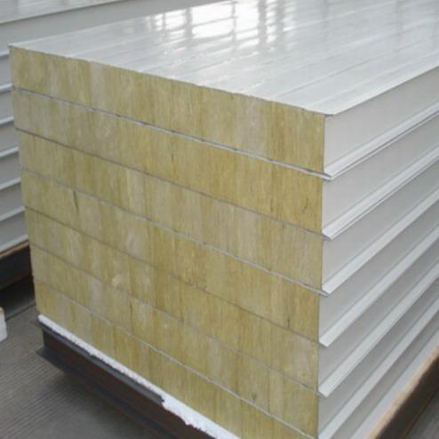 Quality Most Popular Ireland Firm Green Insul Rock Wool Wall Panel for Warehouse for sale