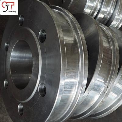 China Carbon Steel Forging Mild Steel Round Forged Gears Forged Discs Cylindrical Parts for sale