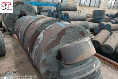 China 42CrNiMo 18CrNiMo Quality Forging Steels Forged Alloy Metal Forging Products Cement Grinding Gear for sale