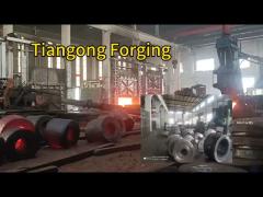45# 35# Carbon Steel Forgings ISO14001 Forging High Carbon Steel Luffing Mechanism Shaft