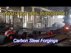 Heavy Section Carbon Steel Forging Spindle Forgings In Hydraulic Presses Use