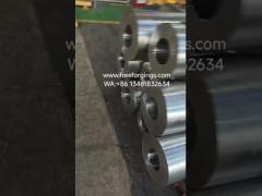 Rough machining of drum shafts, hollow shafts