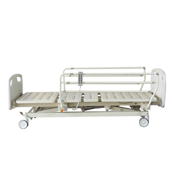 Quality Wooden Anti Winding Homecare Hospital Bed With ABS Dinner Panel for sale