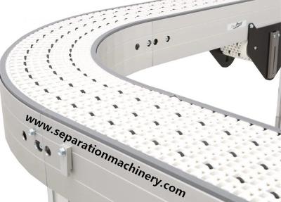 China Transport Plastic Slat Modular Conveyor Belt For Barley Malt Conveyor for sale